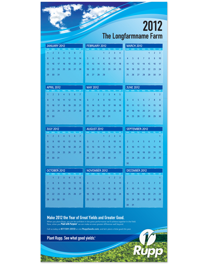 Rupp Seed Brand & Campaigns - Angela DiMarco Creative Services Portfolio