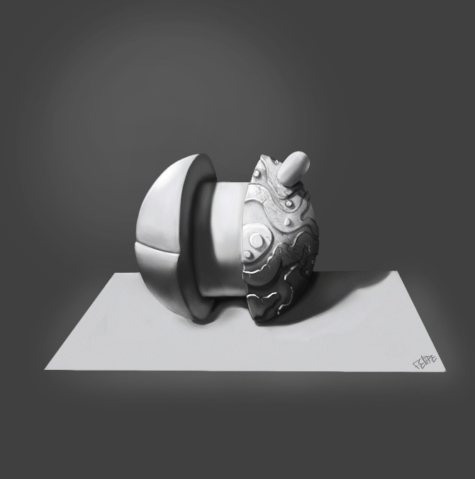 Advanced Lighting with Sam Nielson Lesson 1 - Felipe moreira - Ilustrador