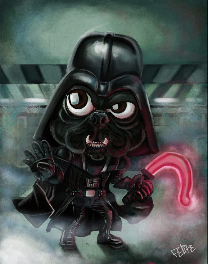 Dogvader - Felipe moreira - Ilustrador
