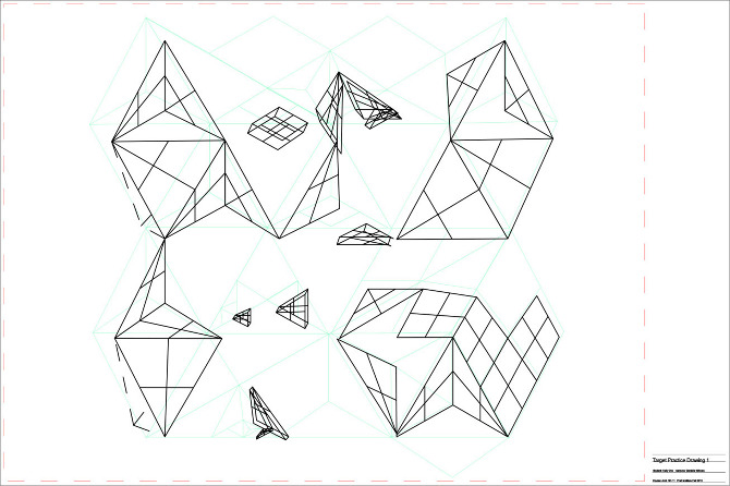 Target Practice Drawings (Final Development) - Kelly Cho