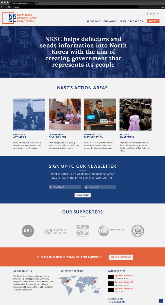 North Korea Strategy Center - James Stuart – Work