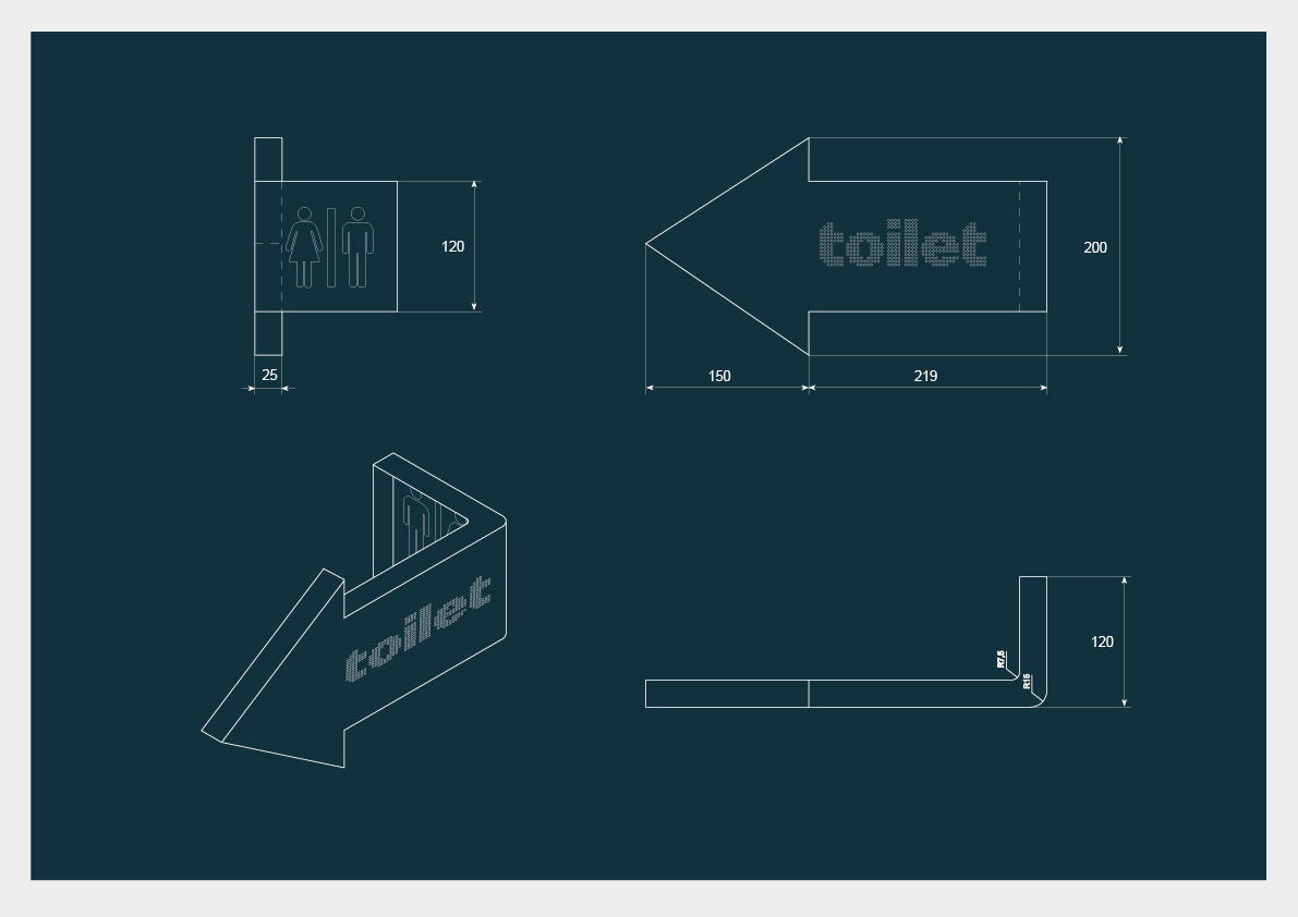 The Arrow Sign - Industrial Design Portfolio of Jade Olsson