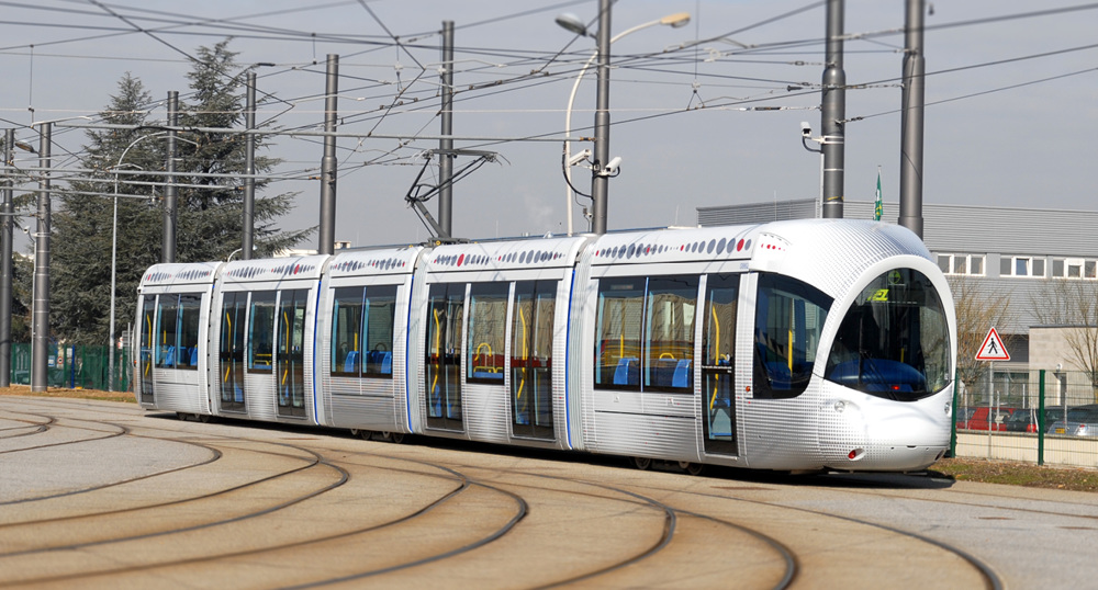 Habillage Tramway T4 | Lyon - Amélie Cordier