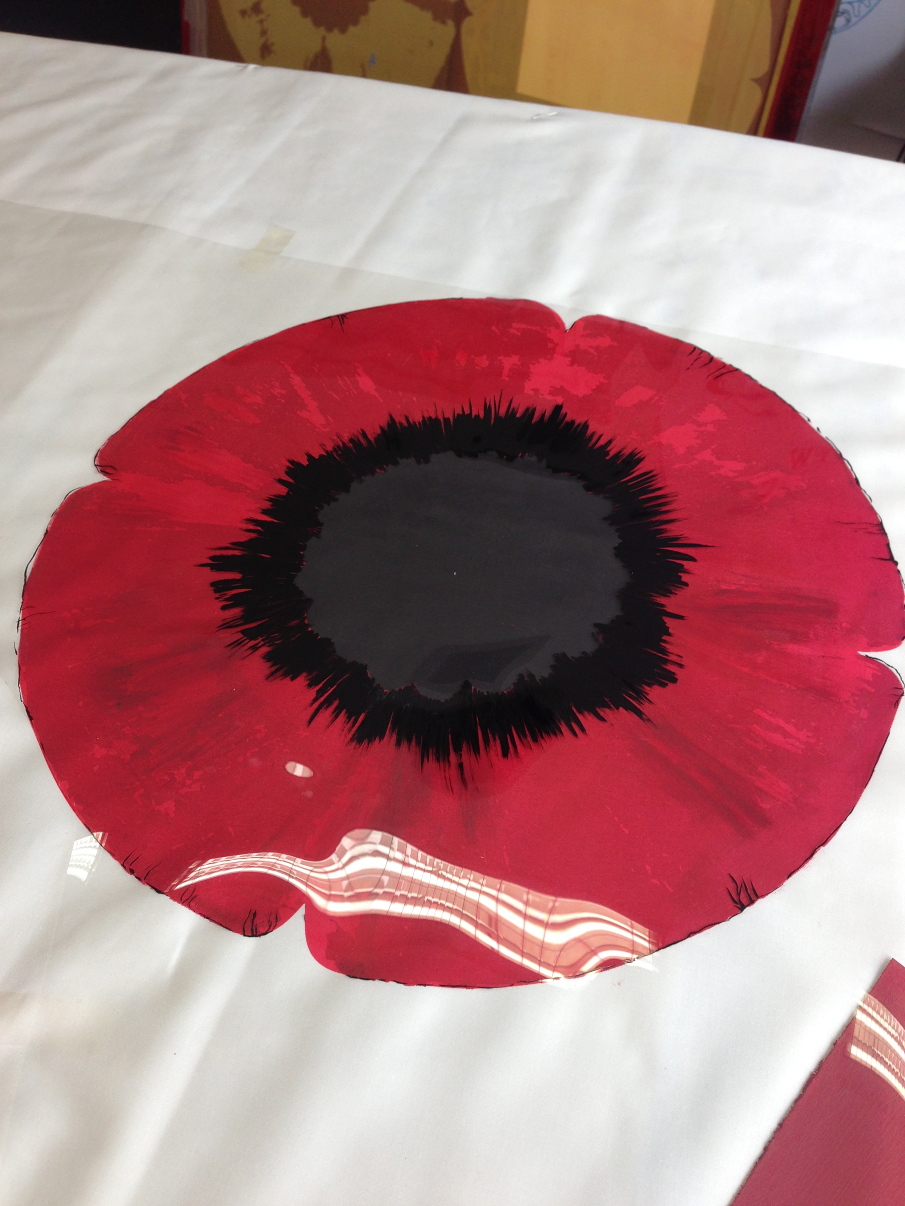 Poppy Roller blind - sarahingledew
