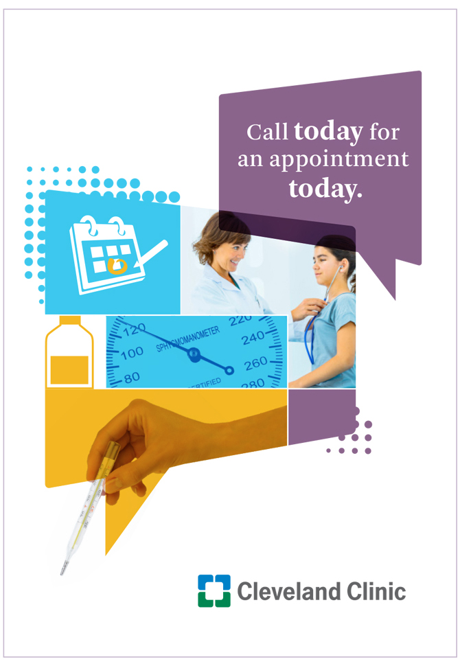 Cleveland Clinic Ad Campaign - saimasaysdesign