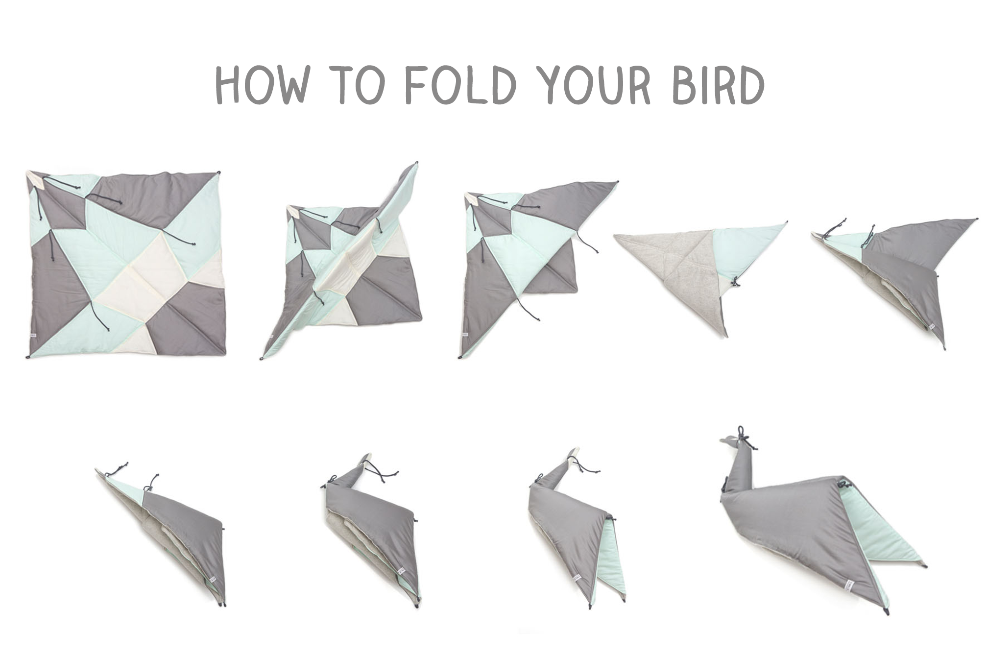 / PLAY-FOLD-BIRD folding blanket - FABELAB
