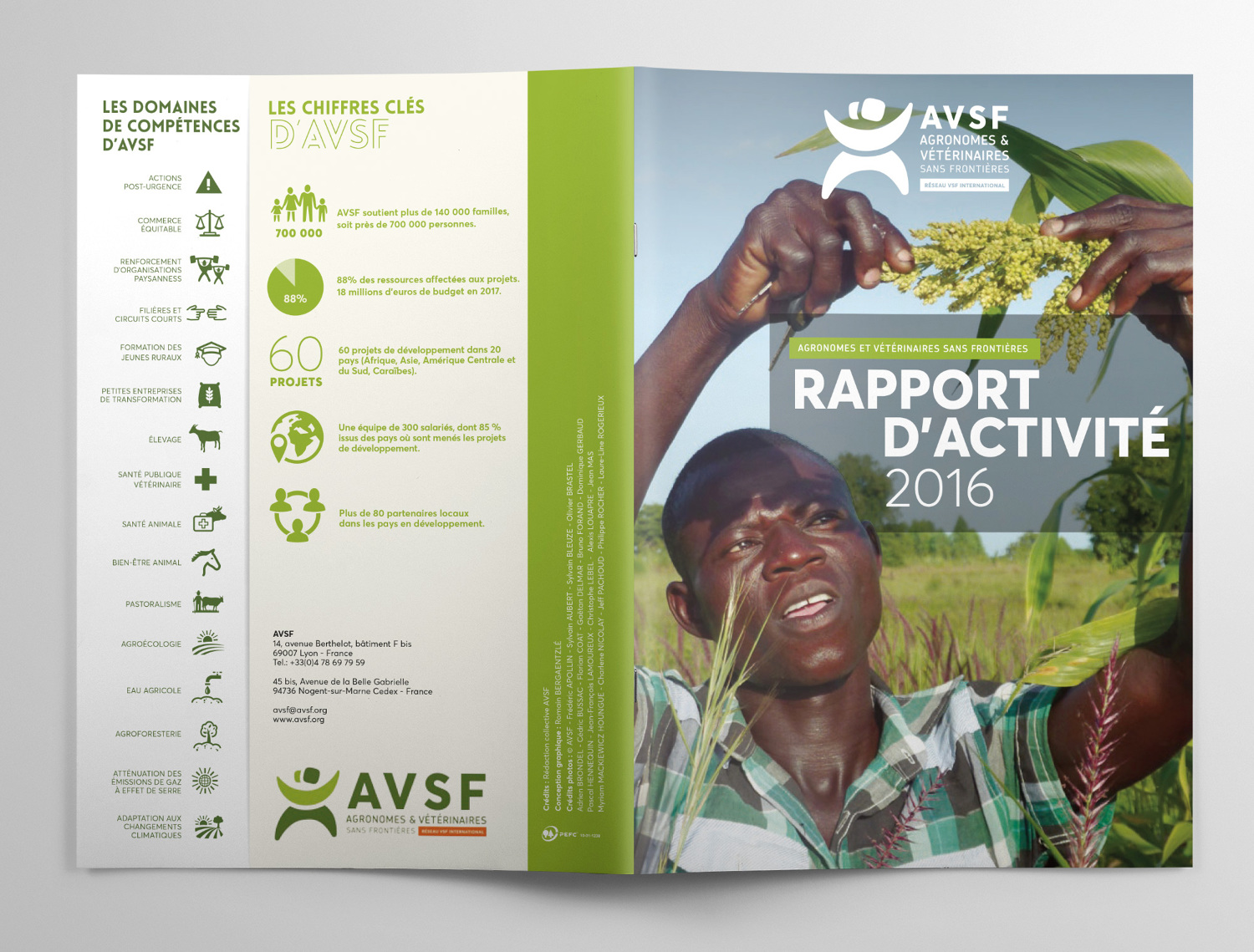 AVSF Annual Report - OOII UX UI WEB DA - 2020 - Romain Bergaentzlé