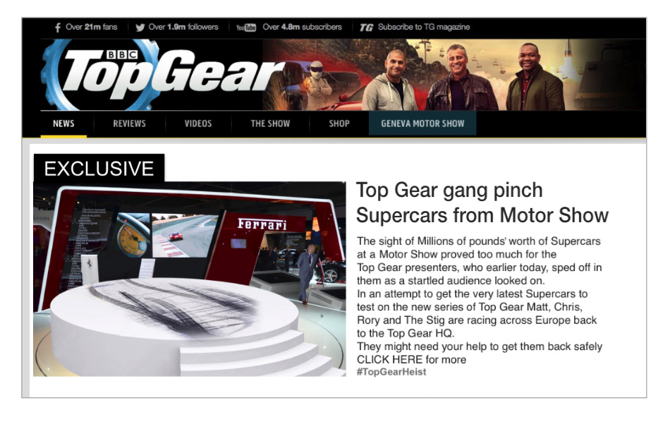 Top Gear - creative