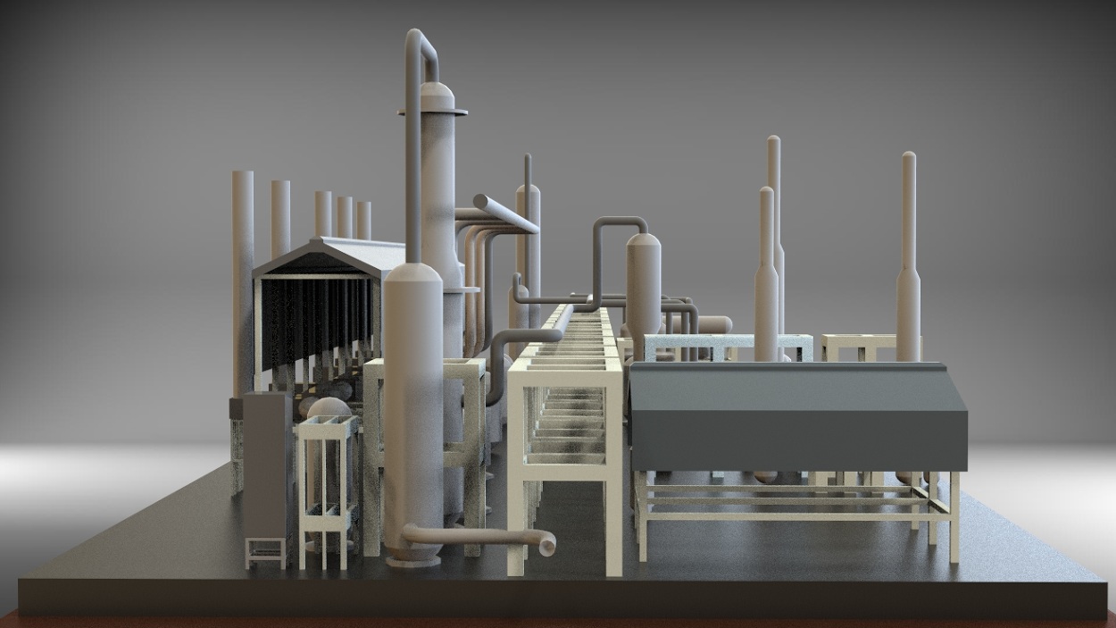 Miniature LNG Plant - Mehdy 3D