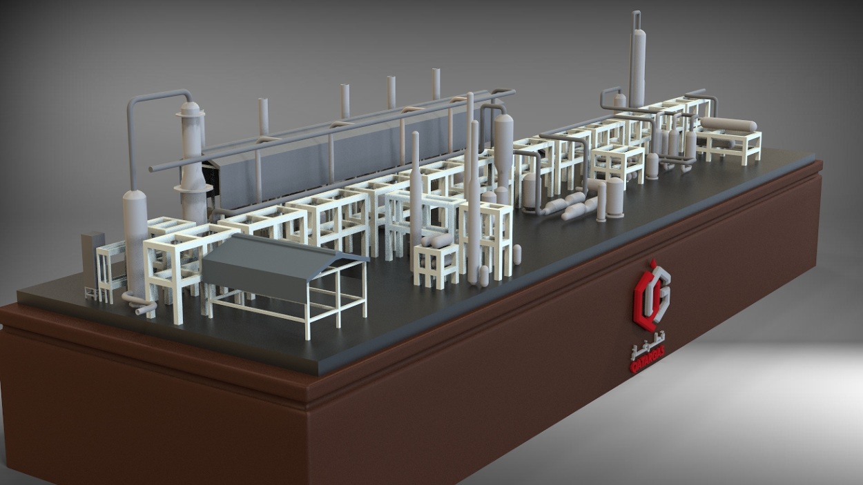 Miniature LNG Plant - Mehdy 3D
