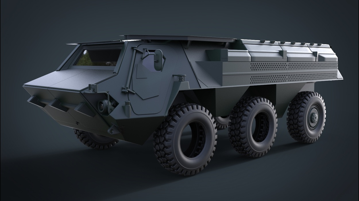 Rheinmetall Fuchs/Fox Armoured Personnel Carrier - Mehdy 3D