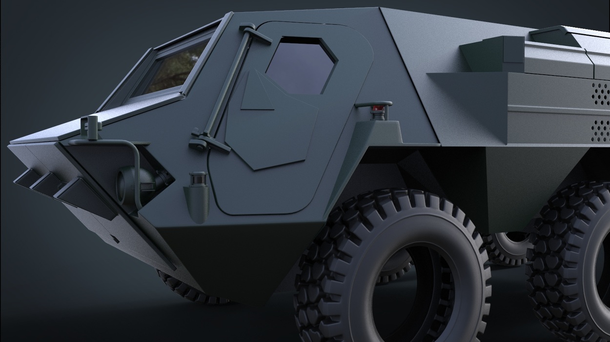 Rheinmetall Fuchs/Fox Armoured Personnel Carrier - Mehdy 3D