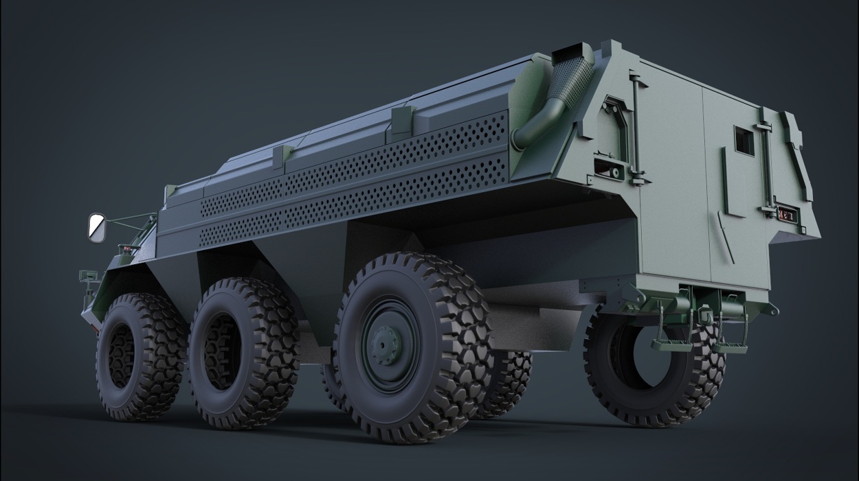 Rheinmetall Fuchs/Fox Armoured Personnel Carrier - Mehdy 3D