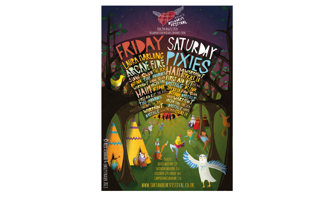 Belladrum poster competion - winning entry - Alex Ashman Illustration ...