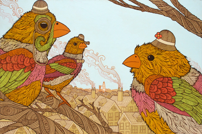 Gregs Birds - Chuck U Art