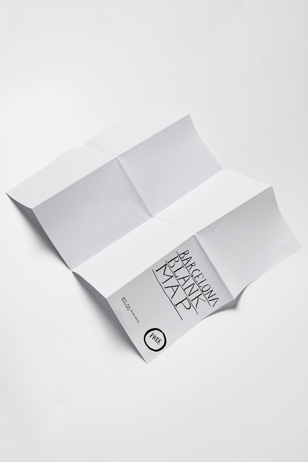 BARCELONA BLANK MAP - Clara Nubiola . Territory and artistic practice