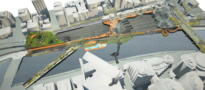 Flinders Street Station Competition - Sarah Lake Architects
