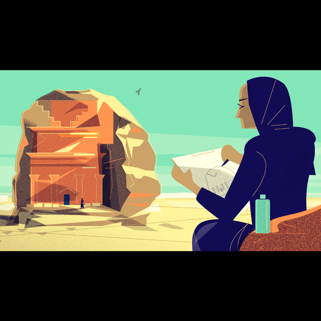 Animation illustrations for ITHRA Saudi Arabia - www.ferres.co.uk