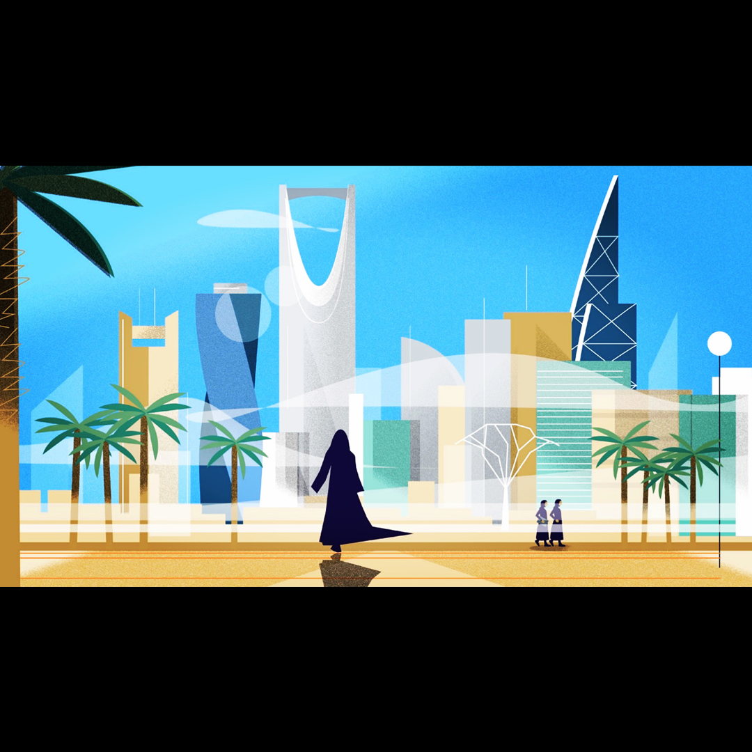 Animation illustrations for ITHRA Saudi Arabia - www.ferres.co.uk