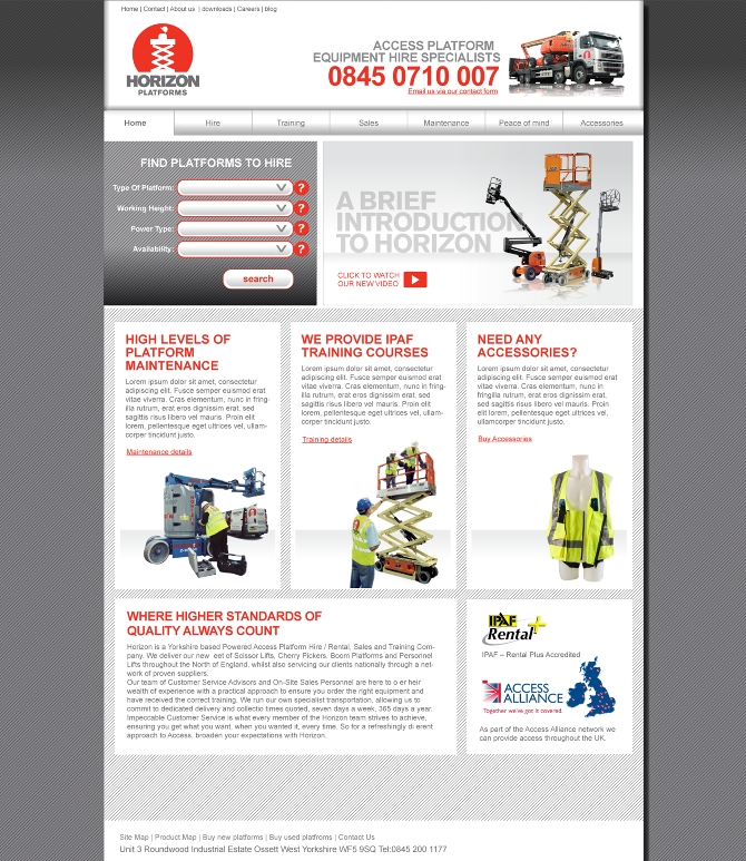 Horizon Platforms - www.ferres.co.uk