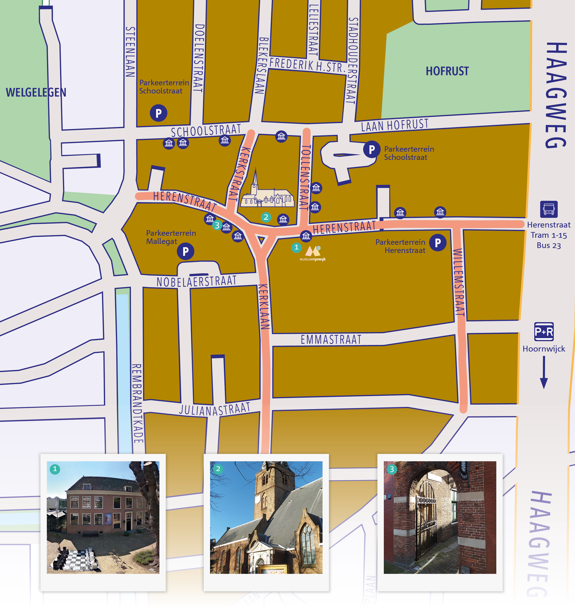 Plattegrond vouwfolder Oud Rijswijk - Stephan Csikós, visual designer ...