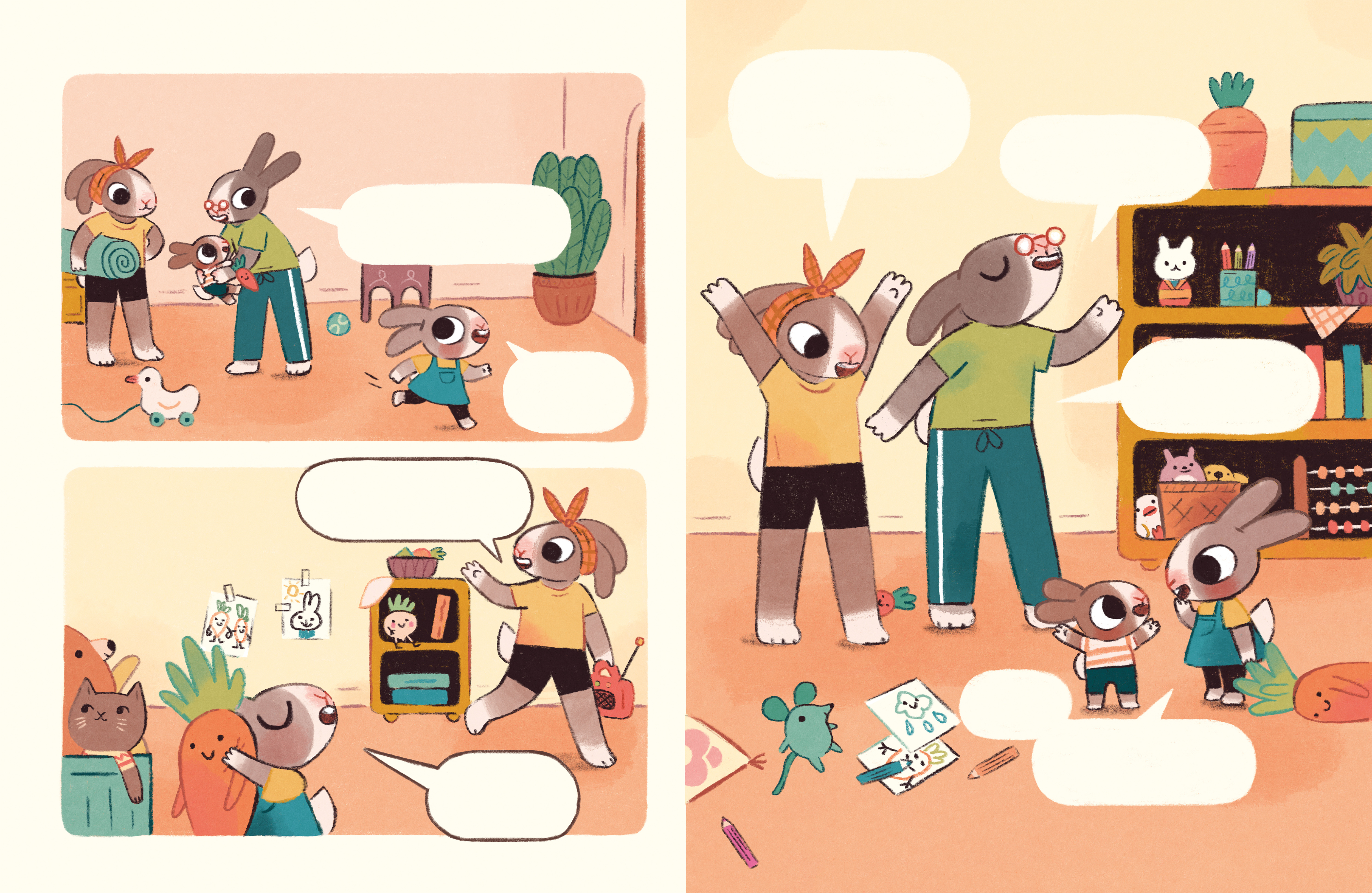 The Yes Bunny - Ella Bailey Illustration