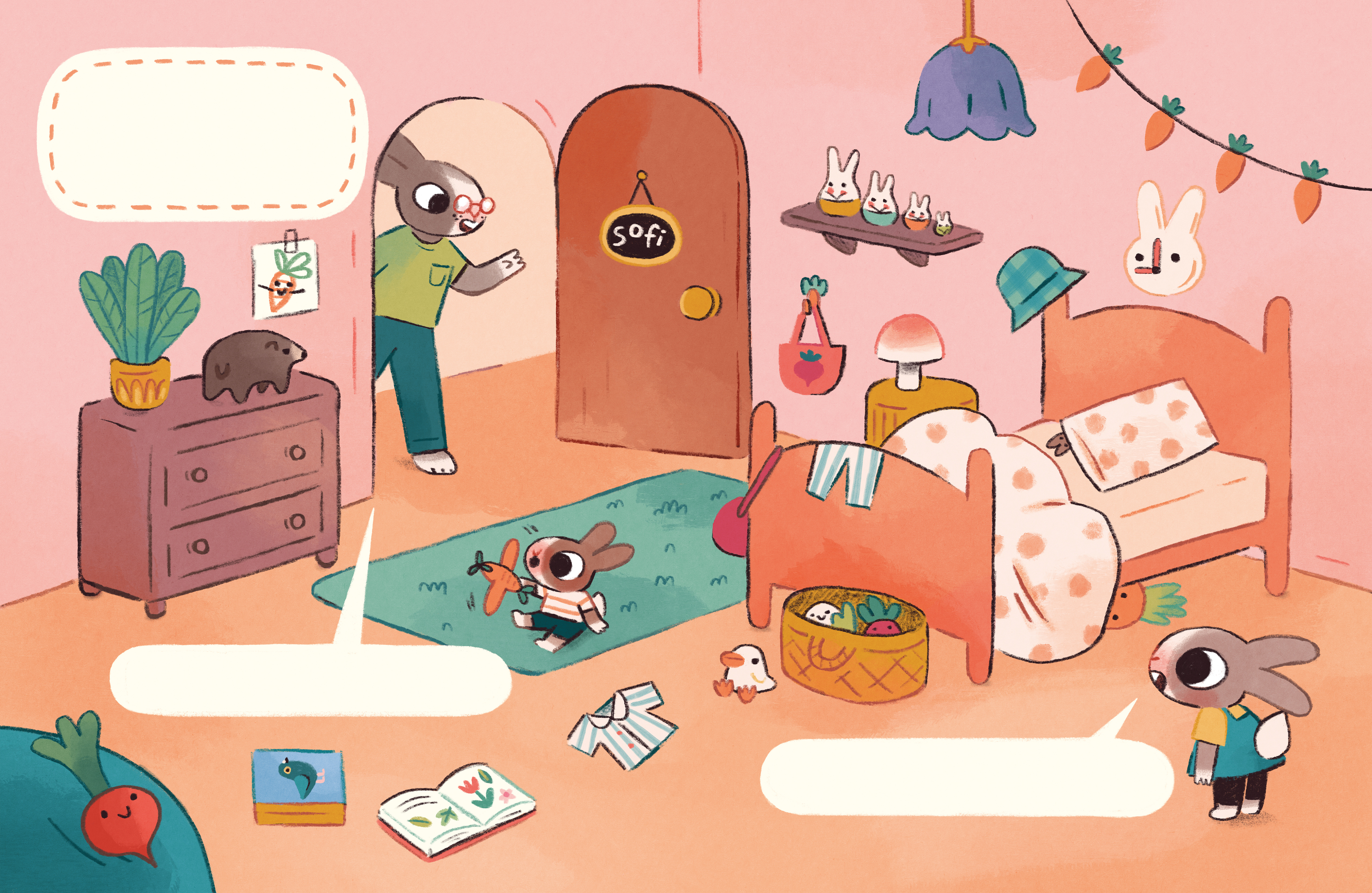 The Yes Bunny - Ella Bailey Illustration