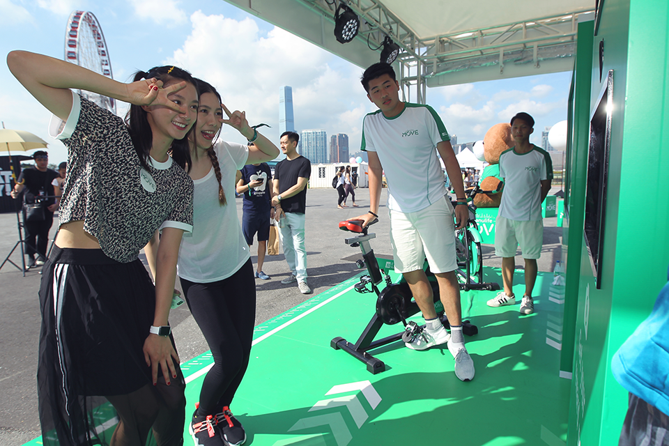 Manulife HK - ManulifeMOVE Interactive Game Booth - Clara Ip's Works