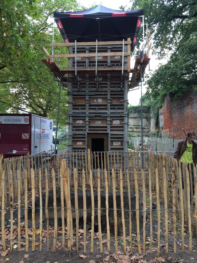 THE FIRST DISTURBANCE: A RAMMED EARTH TOWER - studies