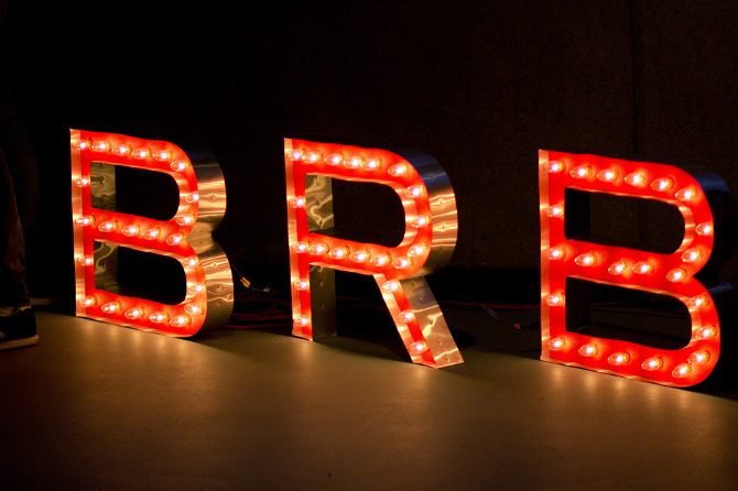 BRB Sign - Patricia Kirsch