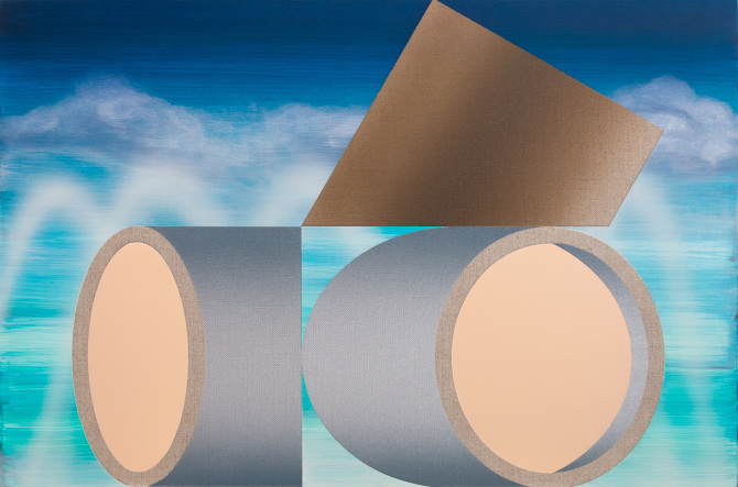 Cilindro sobre corteza terrestre I - Hugo Robledo