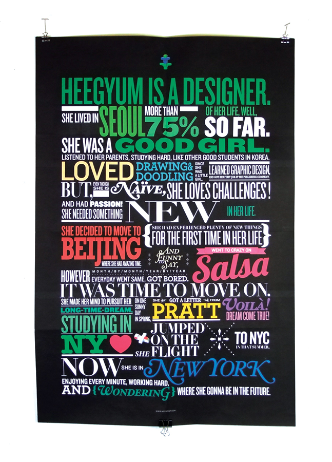 Self Promotion Poster - Hee Design