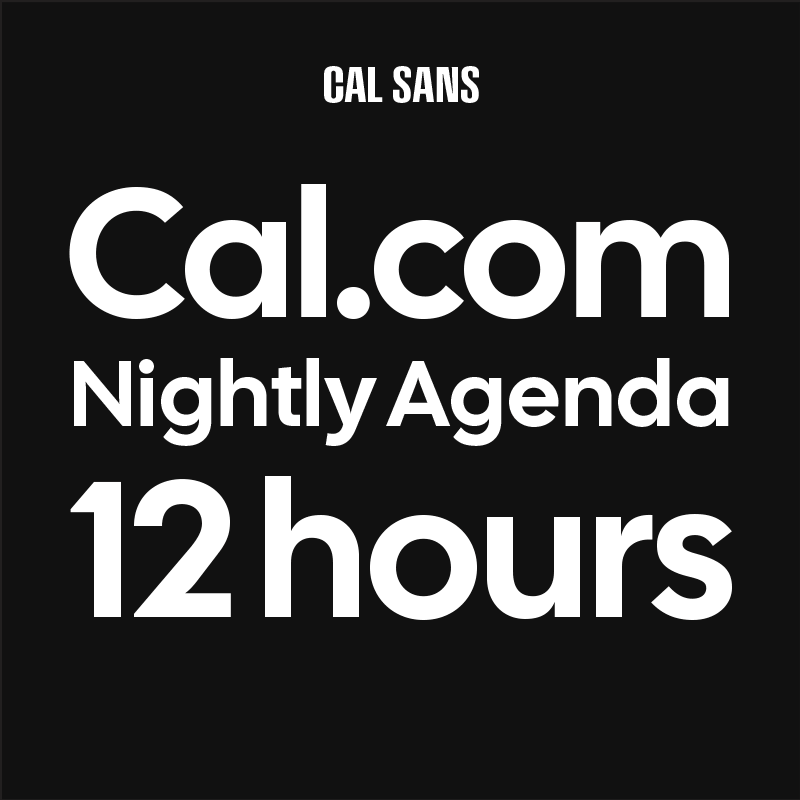 Cal Sans - Designer Mark Davis
