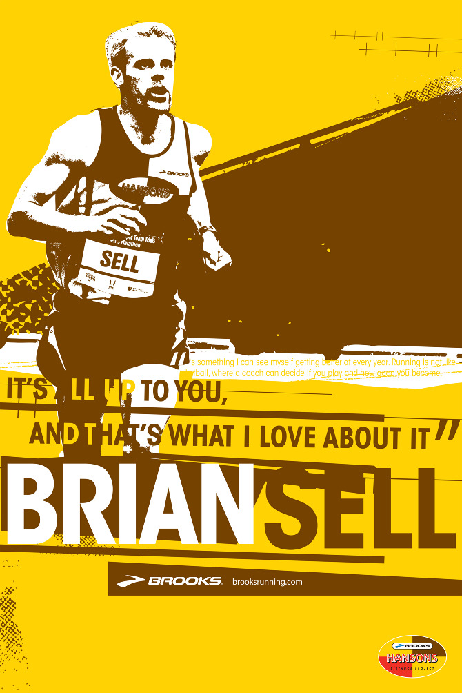 BROOKS SPORTS: BRIAN SELL POSTER - KAT LARSON
