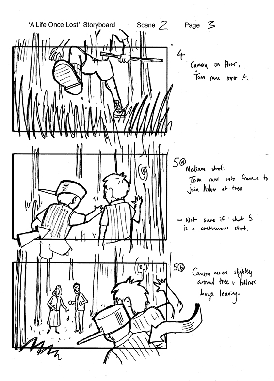 Storyboard: A Life Once Lost - Alex Demetris: Illustrations, Cartoons ...