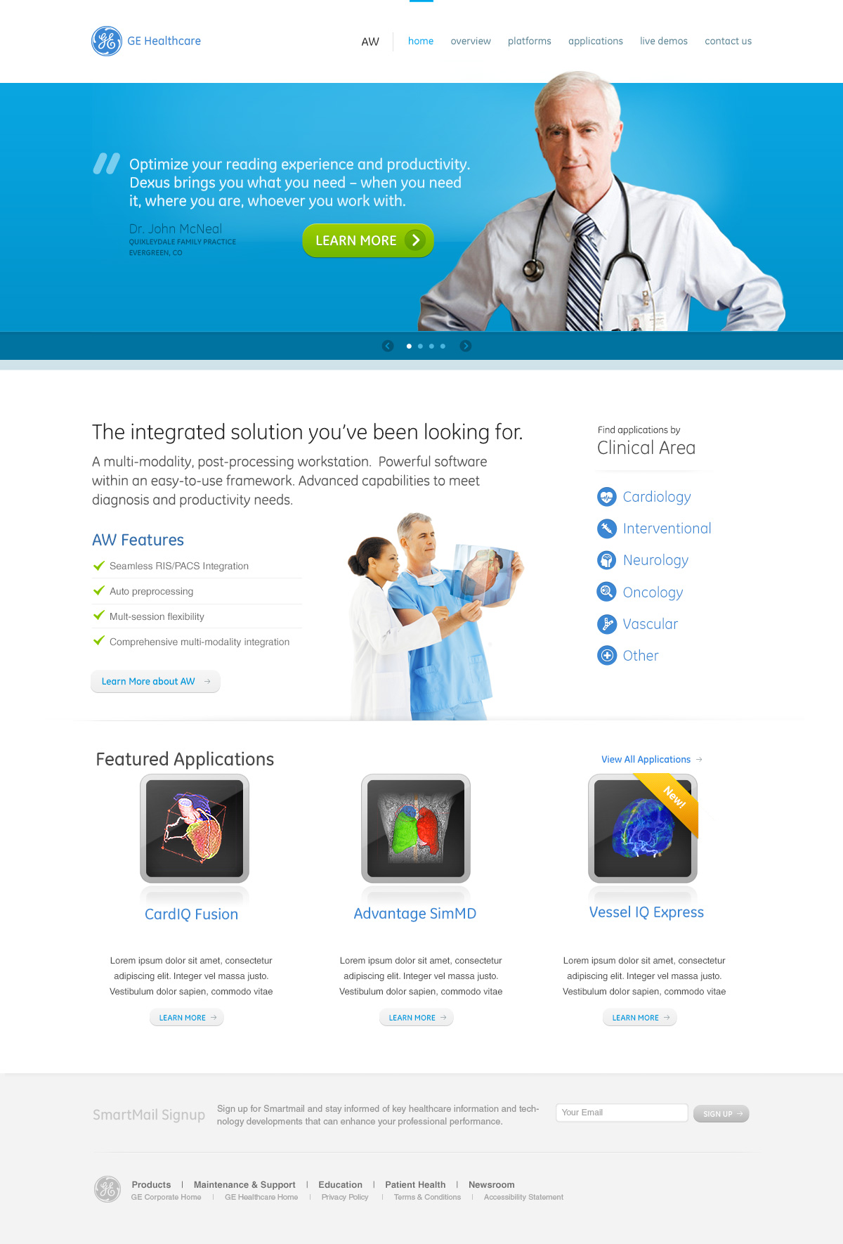 GE Advanced Workstation - James Veluya: Design Direction & Illustration