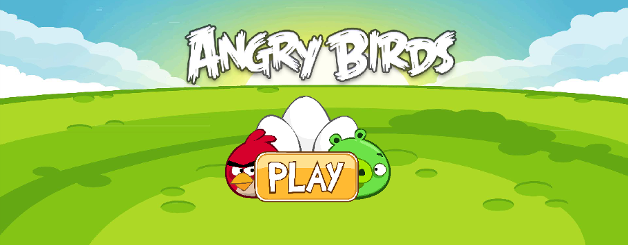 Angry Birds Google Doodle - laminated