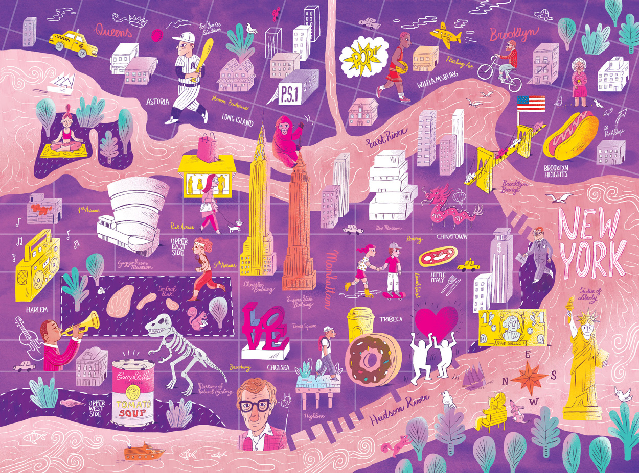 VICTION:ARY / NEW YORK CITY GUIDE - Elisa Macellari / illustrator
