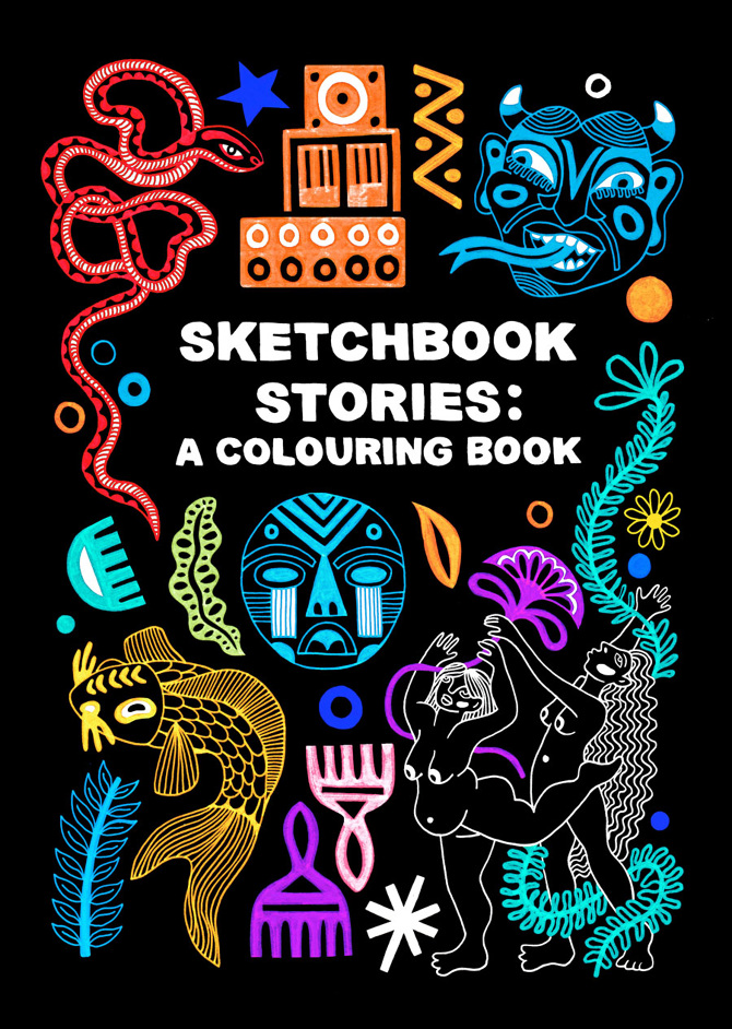 Colouring Book : Sketchbook Stories - sophie-bass-illustration