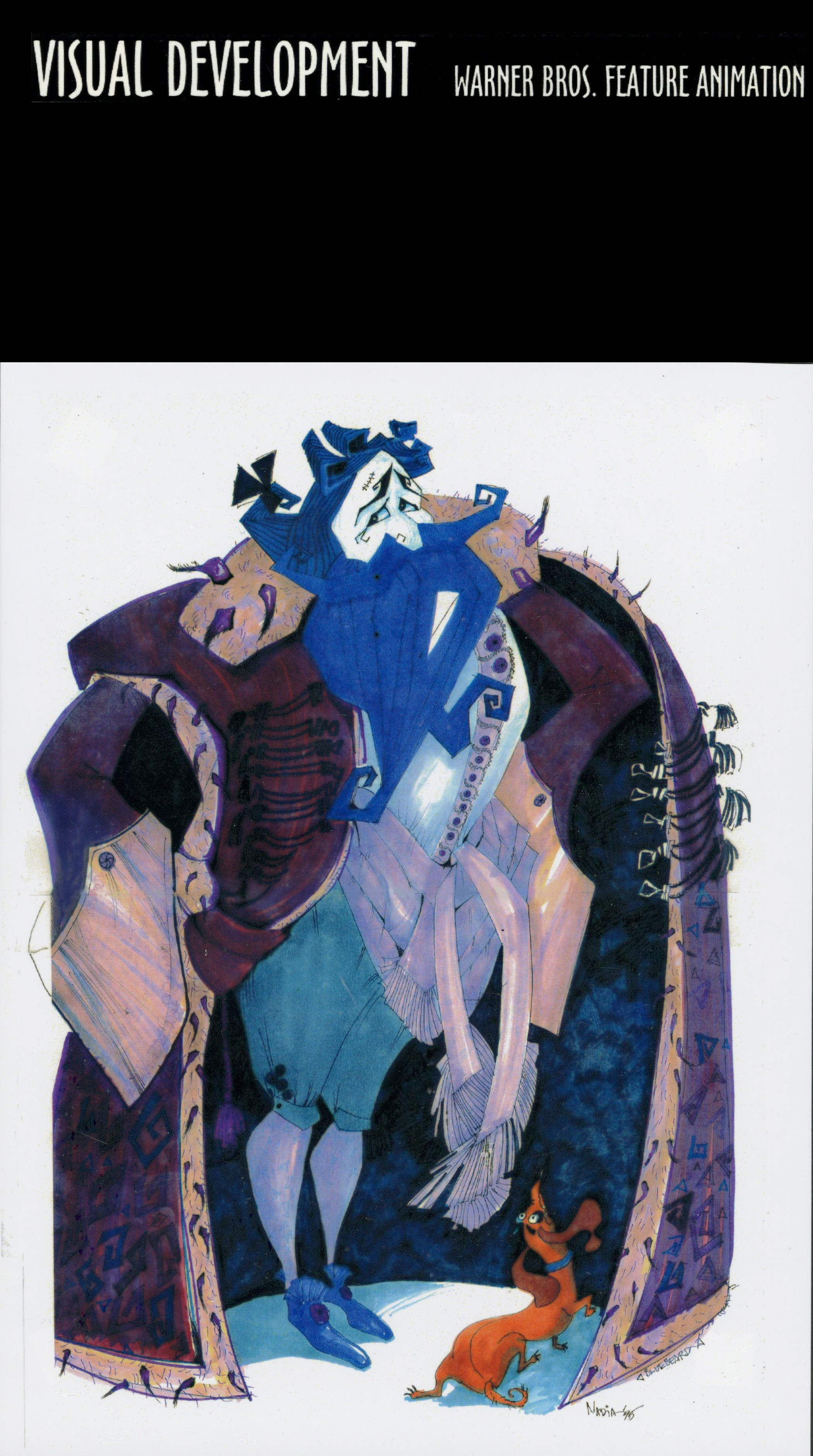 Blue Beard, Character Design, WB Feature Animation - Nadia Vurbenova-Mouri