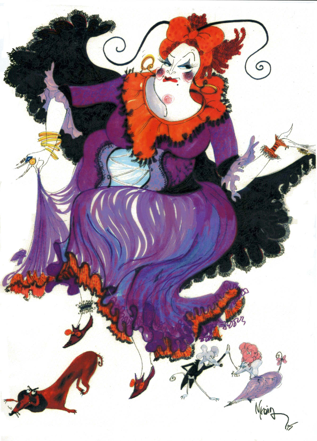 Blue Beard, Character Design, WB Feature Animation - Nadia Vurbenova-Mouri