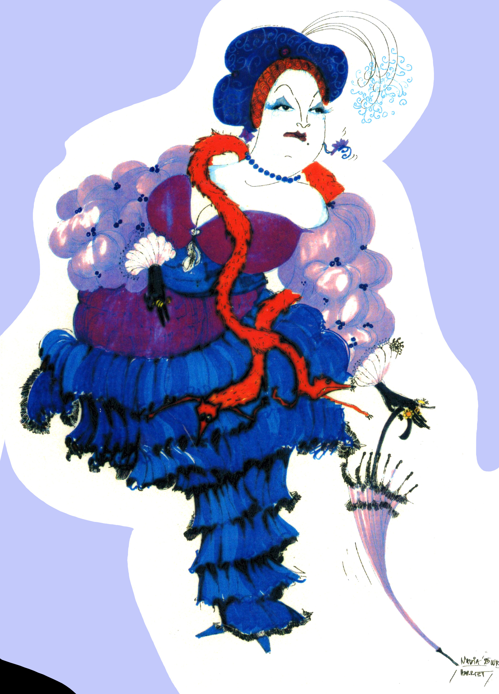 Blue Beard, Character Design, WB Feature Animation - Nadia Vurbenova-Mouri