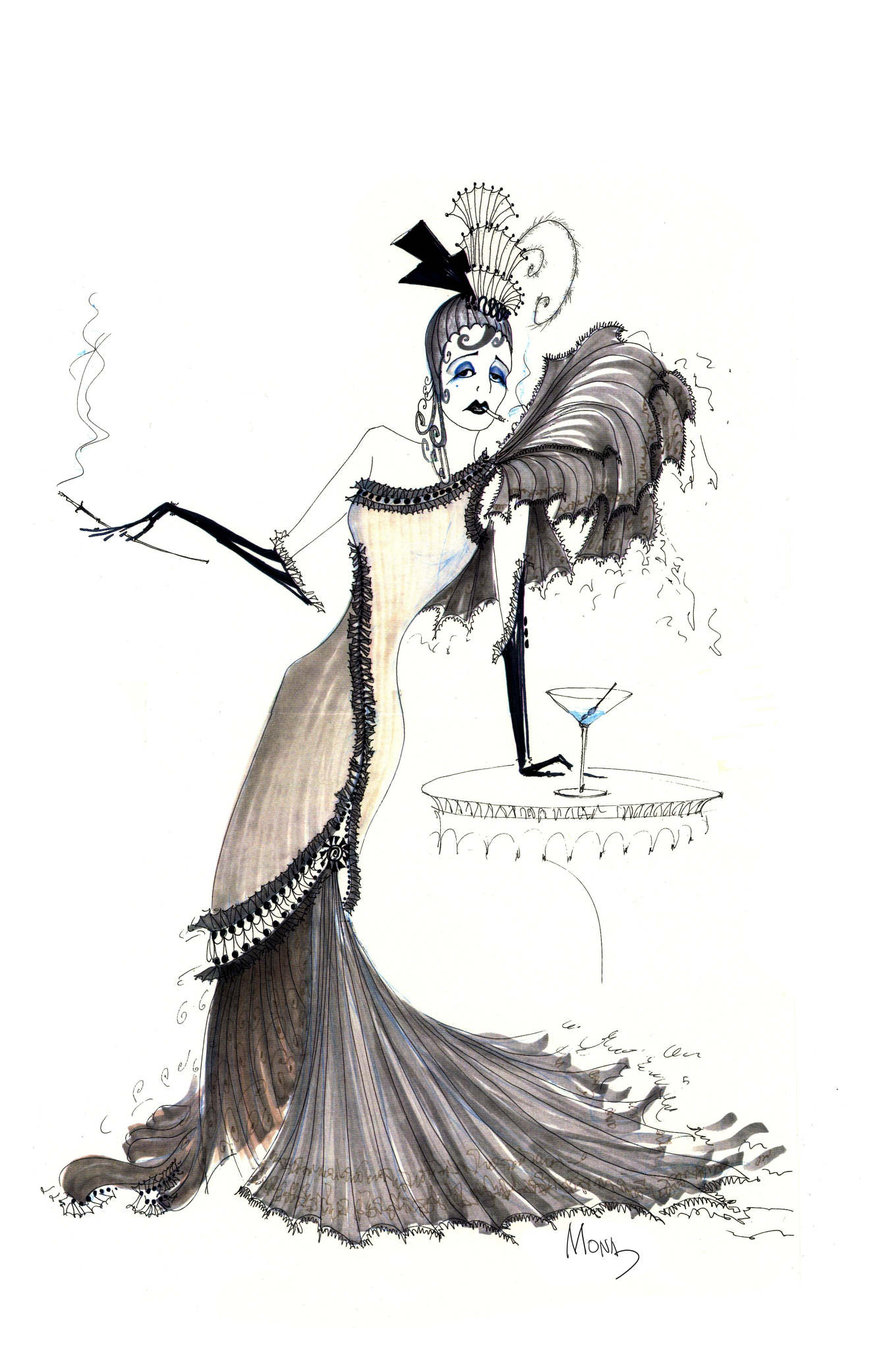 Blue Beard, Character Design, WB Feature Animation - Nadia Vurbenova-Mouri