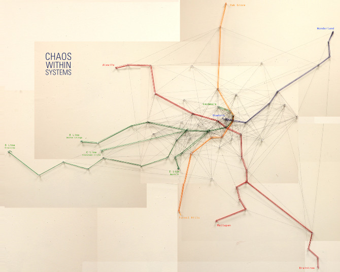 MBTA Map + Chaos Within Systems - K&Q + Graphic Designer