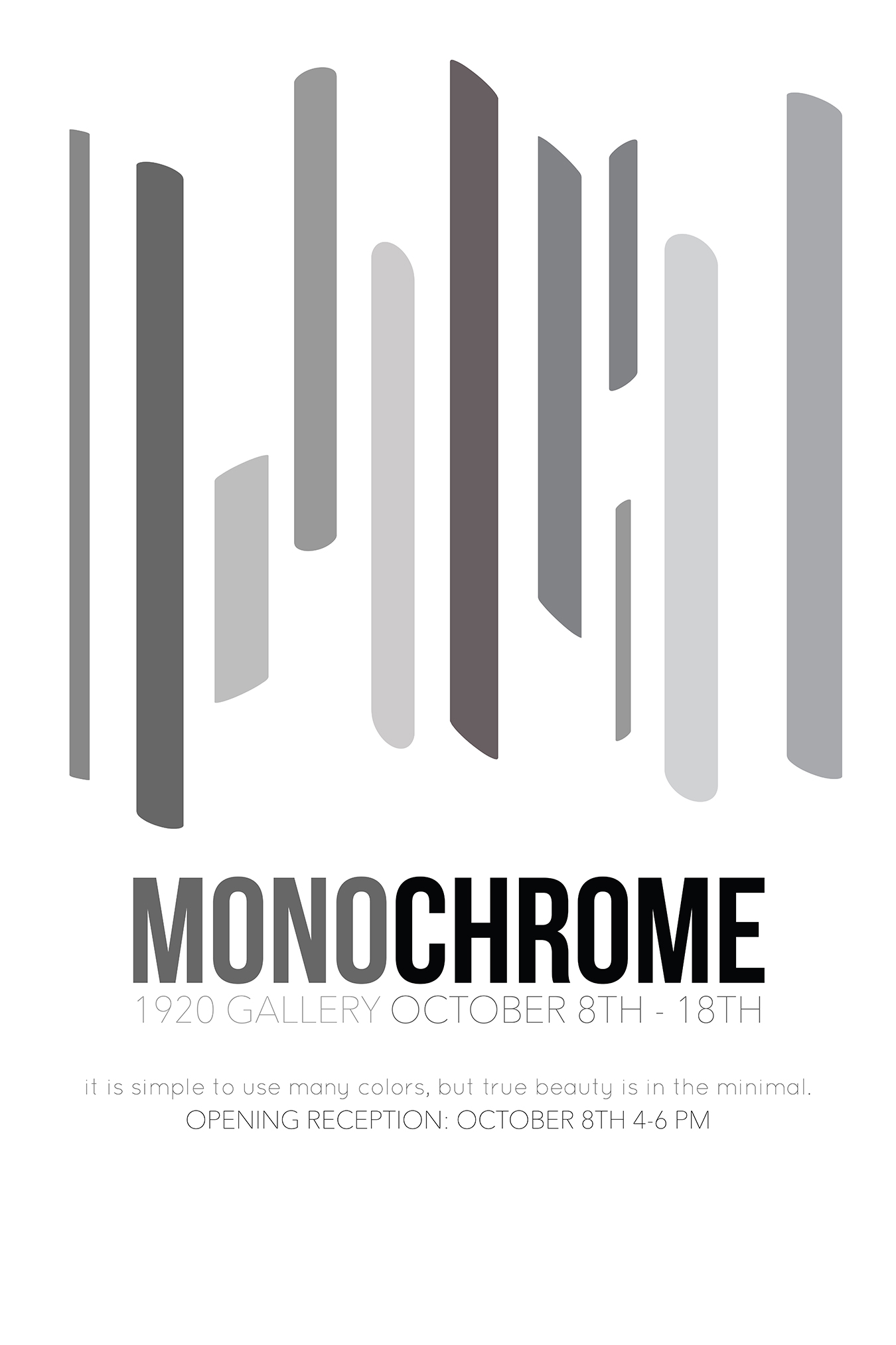 Monochrome Poster - Joseph Tatum