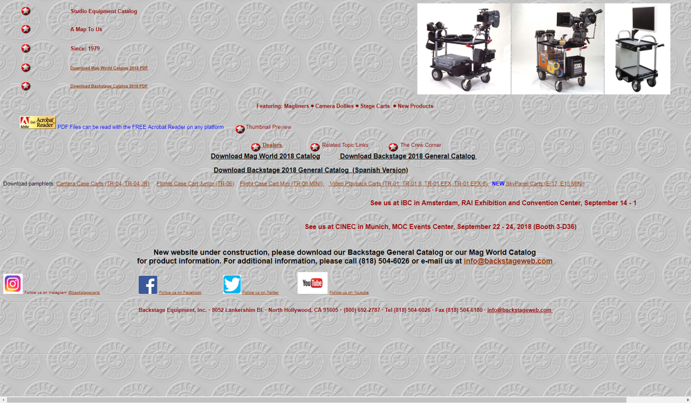 Backstage Website - Victor Beteta