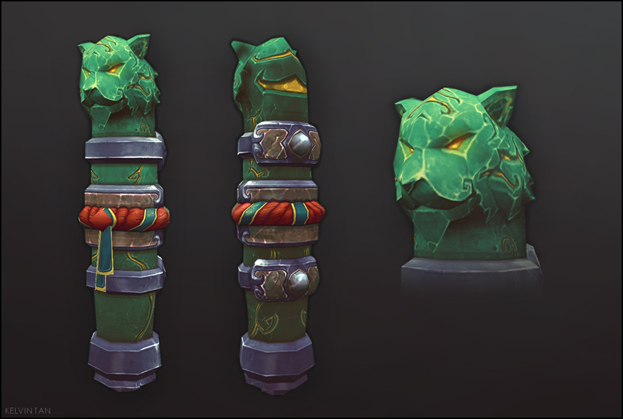 Mist of Pandaria - Weapons - Art of Kelvin Tan
