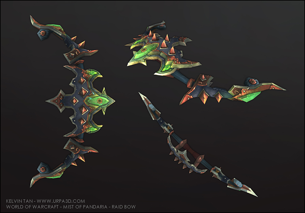 Mist of Pandaria - Weapons - Art of Kelvin Tan