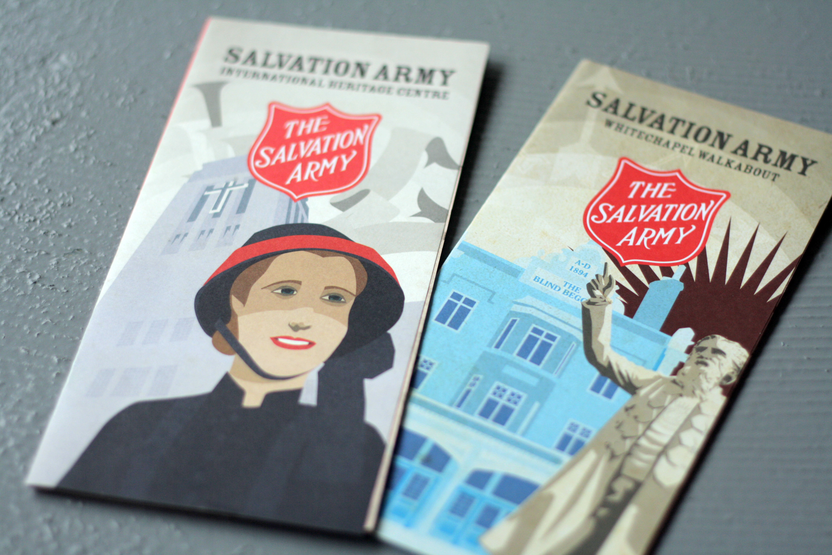 Salvation Army Leaflet - Studio Scamps