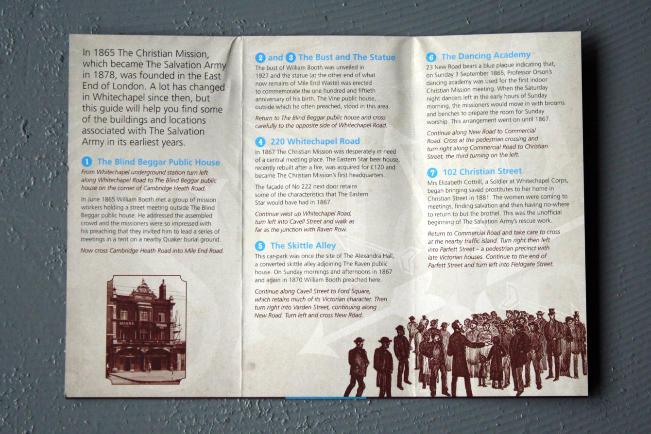 Salvation Army Leaflet - Studio Scamps